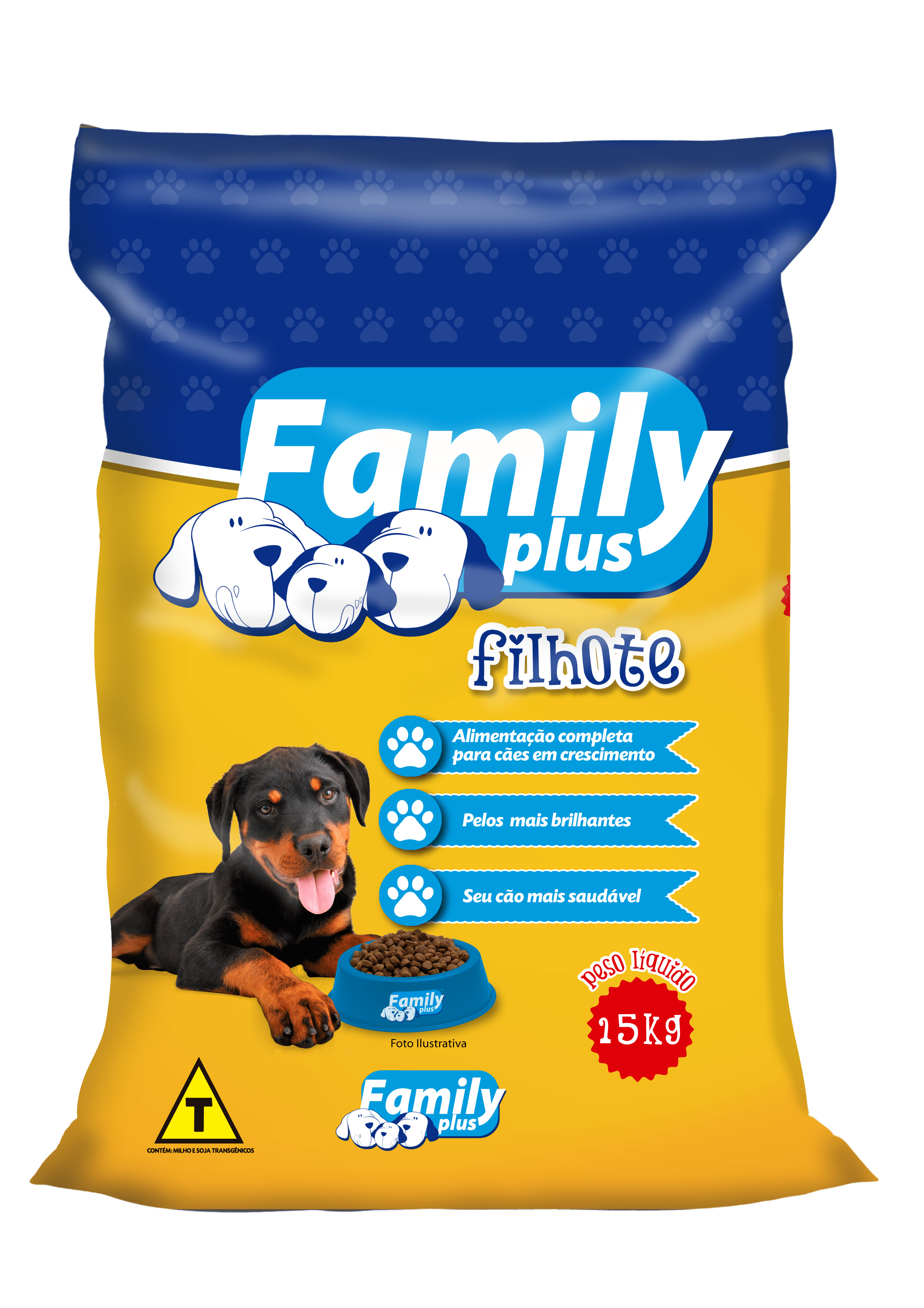Ração Family Plus Filhote 15kg - Ocrim