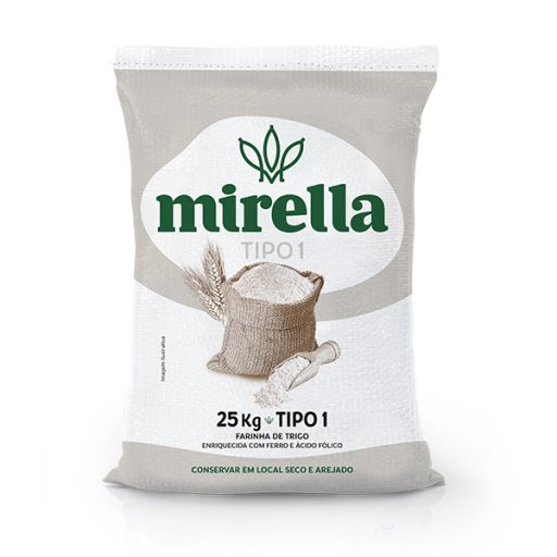 FARINHA DE TRIGO MIRELLA TIPO 1 - 25KG - Ocrim